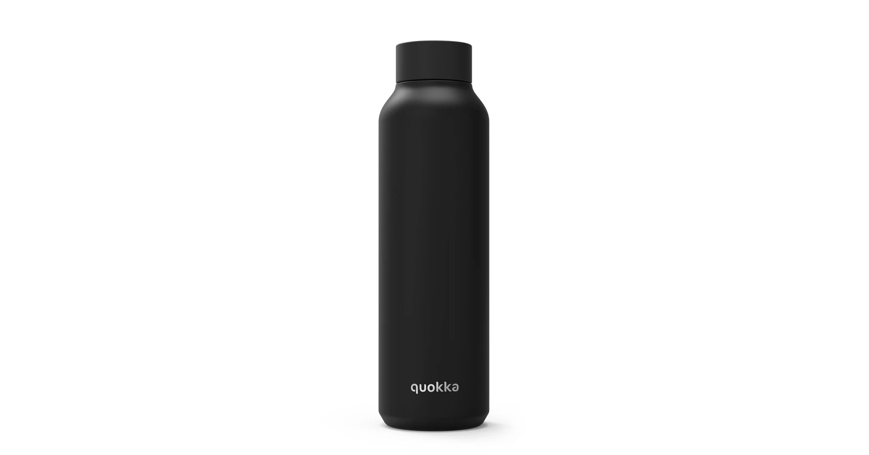 Hőtartó fémkulacs SOLID Jet black fémkulacs 850ml - Quokka - Yoga Bazaar