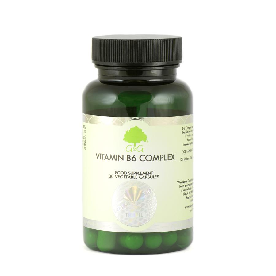 Vitamin B6 Complex P5p 30 Capsules Gandg 13 92